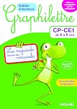 Amazon.fr - Cahier d'écriture Graphilettre CP-CE1 de 6 à 8 ans : Les ...