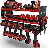 ikkle Tool Organiser Wall Mounted, Wooden Tools Storage Rack for ...