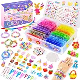 Sanlebi 15000+ Pcs Loom Band Kit - 32 Colors DIY Rubber Loom Bands ...