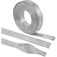 Tinned Copper Braid Wire Shielding Flat Cable Sleeve EMI RFI ESD ...