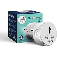 Wipro 16A Wi-Fi Smart Plug with Energy Monitoring- Suitable for Large ...
