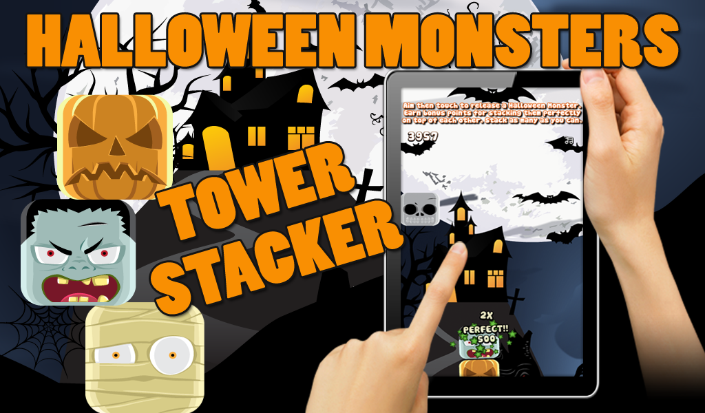 Halloween Monsters Tower Stacker KIds Game (Kindle Fire Edition ...