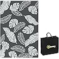 Outsunny Reversible Outdoor Rug with Carry Bag, Waterproof Plastic ...