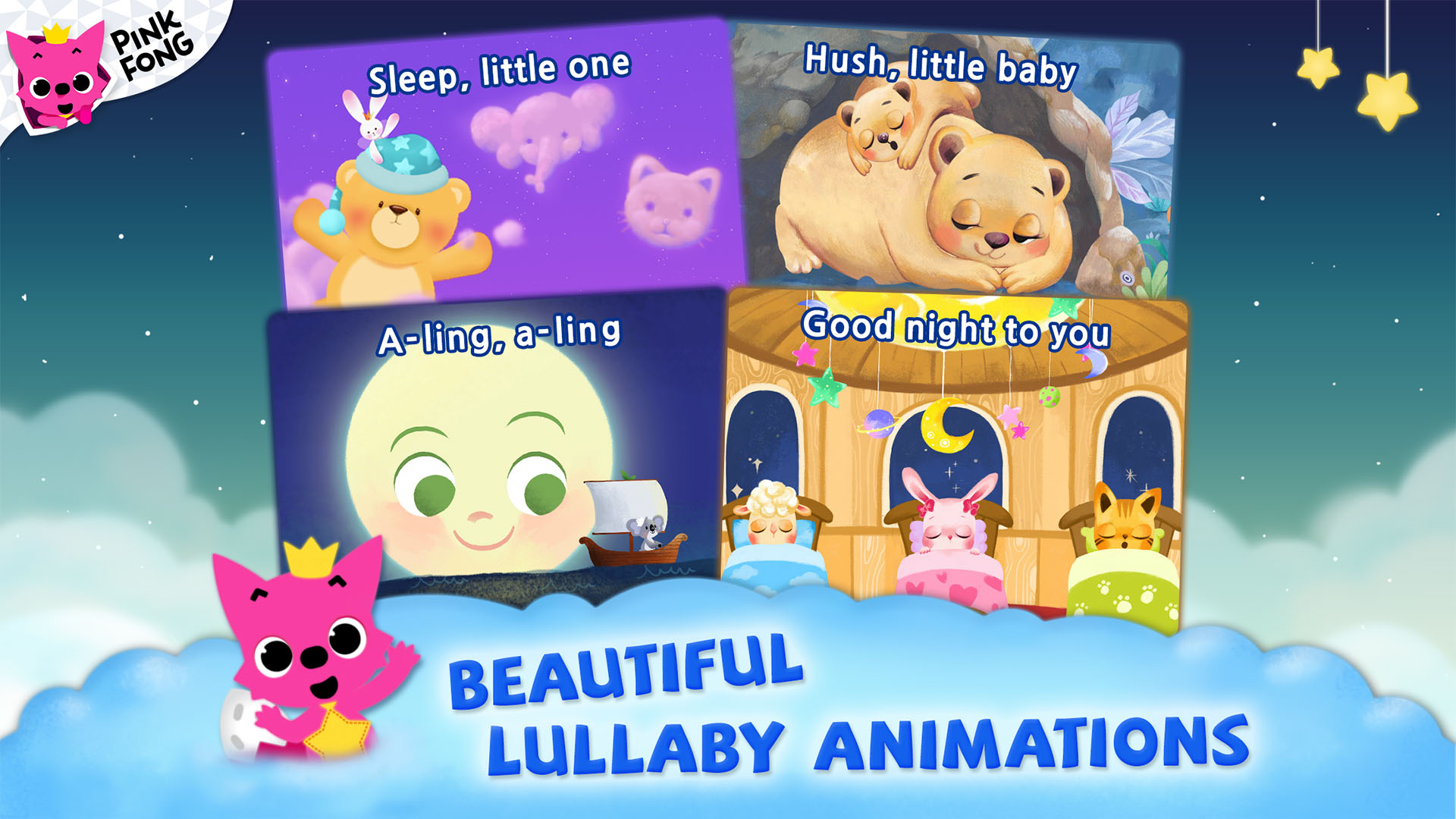 PINKFONG Bedtime: Lullabies, music night lights and bedtime activities ...