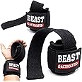 Buy EasyHealth Beast Activated Deadlift Weight lifting Wrist Straps For Gym Hand Grips Band ...