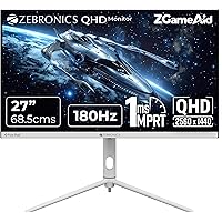 ZEBRONICS N27C 27 inch Gaming Monitor, QHD 2560x1440, IPS-Antiglare ...