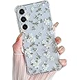 ZTOFERA Case for Samsung Galaxy A16 5G/4G, Transparent Clear Soft TPU Case with Flower Pattern ...