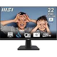 MSI PRO MP252 24.5 Inch Full-HD Office Monitor - 1920 x 1080 IPS Panel ...