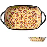 Ceramic Baking Dish For Oven, Small Casserole Dish With Handles ...