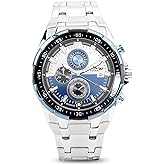 Titan Octane Chronograph Black Dial Stainless Steel Strap Watch for Men ...