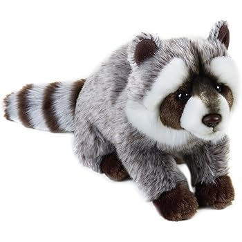 Wild Republic Raccoon Plush Soft Toy, Cuddlekins Cuddly Toys, Gifts for ...