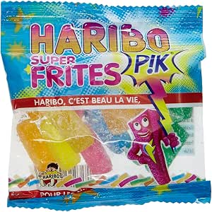 Haribo Bonbon Gélifié Super Mini Frites Pik 40 g x 30 Sachets : Amazon ...