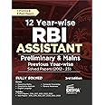 12 Year-wise RBI Assistant Preliminary & Mains Previous Year Solved ...
