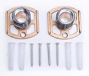 Cabinetsforbathrooms Easy Fix Shower Kit - Set Of 2 - Wall Mounting ...