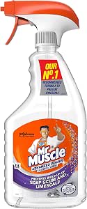Mr Muscle Advanced Power Shower Shine Spray 750ml, Pack of 6 : Amazon ...