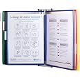 Tarifold Technic Wall Display Unit with 5 Clip-on Index Tabs and 10 ...