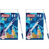 Reynolds 045 Ball Pen Refills Set - 20 PENS Refill |Ball PENS for ...