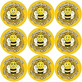 144 Personalised Buzzing Bees 30mm Reward Stickers for School Teachers ...
