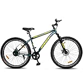 Buy Vaux Battle 518 Gear Cycle for Men 26T with 17" Alloy Frame, MTB Cycle with 21 Speed Gears ...
