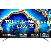 TCL 139 cm (55 inches) 4K Ultra HD Smart QLED Google TV 55C61B (Black) : Amazon.in: Electronics