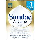 Buy Similac Plus Stage 1 Infant Formula, Up to 6 Months, 400g Tin, with ...