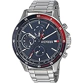 Tommy Hilfiger Quartz Multifunction Blue Dial Metal Strap Watch for Men ...