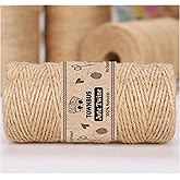 TOWNBUS - 100 Feet / 30 Meters Of 5 Ply Raw Natural Jute Cord | Twine ...