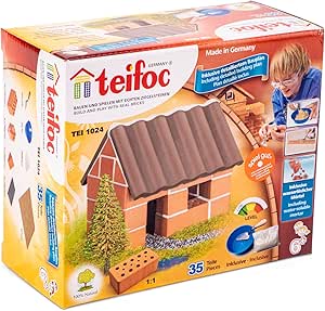 Eitech T1024 Teifoc Steinbaukästen-TEI 1024-Kleines, Multi Color, Kleines Einfamilienhaus ...