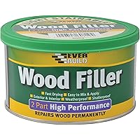 Everbuild 2 Part High Performance Wood Filler, Light Stainable, 500 g ...