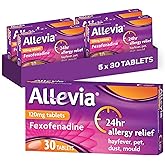 Allevia Allergy Tablets | 70 Tablets | 120mg Fexofenadine | 24hr Relief ...