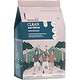 TrueBasics Clean Whey Protein Powder Isolate & Concentrate Blend (Chocolate, 1kg) | 25g Protein ...
