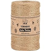 TOWNBUS - 100 Feet / 30 Meters Of 5 Ply Raw Natural Jute Cord | Twine ...