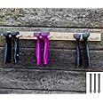 Woodside Wall Mounted Boot Storage Rack, Wooden Wellington & Riding ...