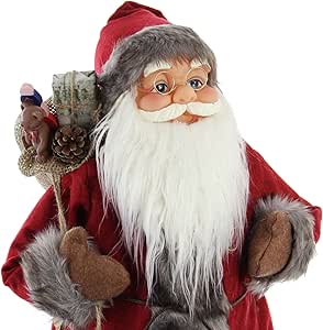 Large father Christmas decorative figure: Amazon.co.uk: Kitchen & Home