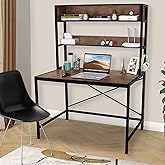 ABOUT SPACE Computer Table for Home - 4 Tier Storage Study Desk for ...