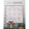 Simply Redwork: Quilt and stitch redwork embroidery designs: Amazon.co ...