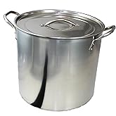 MasterClass Stock Pot With Lid 11L, Induction-Safe, Stainless Steel ...