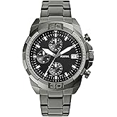 Buy Fossil Bronson Analog Black Dial Men's Watch-FS5851 Stainless Steel ...