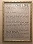 LIFE MANIFESTO POSTER - The World Famous Original Motivational Quote ...