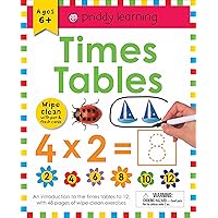 Wipe Clean Workbook: Times Tables (Enclosed Spiral Binding): Ages 6+; Wipe-Clean with Pen ...