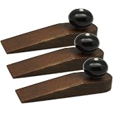 Nicola Spring Traditional Vintage Wooden Door Wedge Stop Block Stopper ...