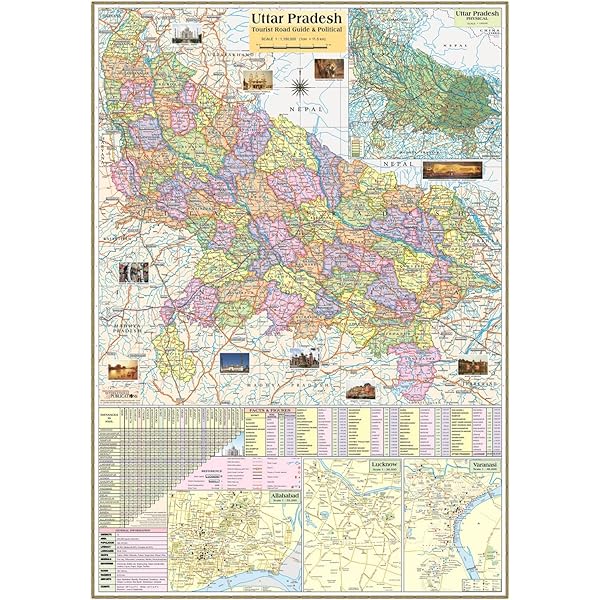 Uttar Pradesh Political Map Chart Manufacturer, Supplier, 58% OFF
