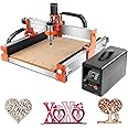 FoxAlien CNC Router Machine XE-PRO with Ball Screws, 400W Spindle 3-Axis Engraving Milling ...