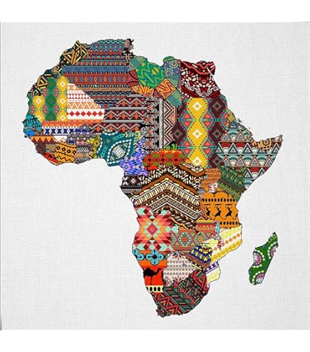 Cool Owl Maps Cool Owl Africa Continent Wall Map - Laminated 24x32 ...