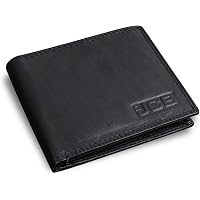 JCB Genuine Black Leather Mens Wallet - RFID NFC Blocking Designer ...