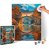 Schipper 609220776 Malen nach Zahlen, Rosenbäumchen rot - Bilder malen für Erwachsene, inklusive ...