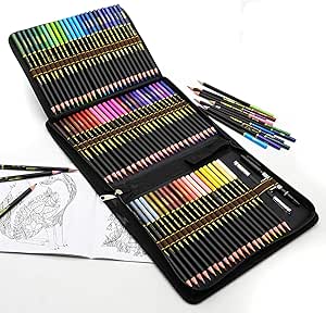 72 Buntstifte im Set, Lebendige Farbstifte, Malstifte für ...