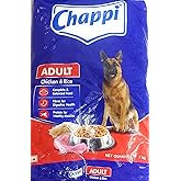Chappi Adult Dry Dog Food, Chicken & Rice Flavour, 20kg Pack : Amazon ...