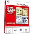 NovaJet Multipurpose Label for Inkjet/Laser Printer 4 Label (Size of ...