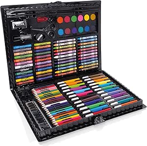 Artworx 118 Piece Junior Artist Case - Painting and Colouring Set for ...